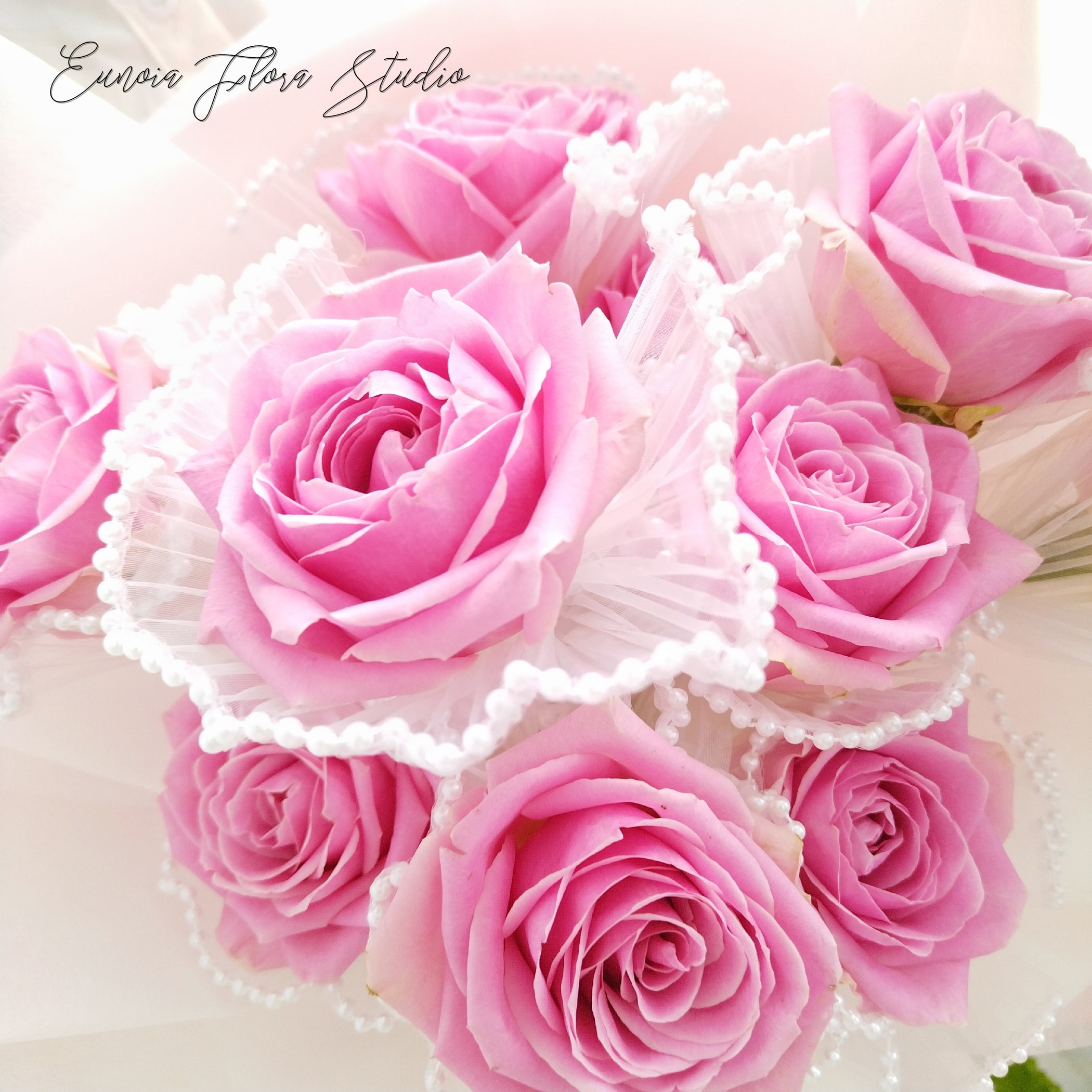 【Roselle】Pink Roses Bouquet VD - Our Products - Florist in Johor Bahru ...